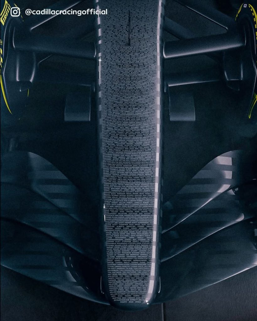 Cadillac F1 Team unveils secretive testing livery - Motorsport Technology